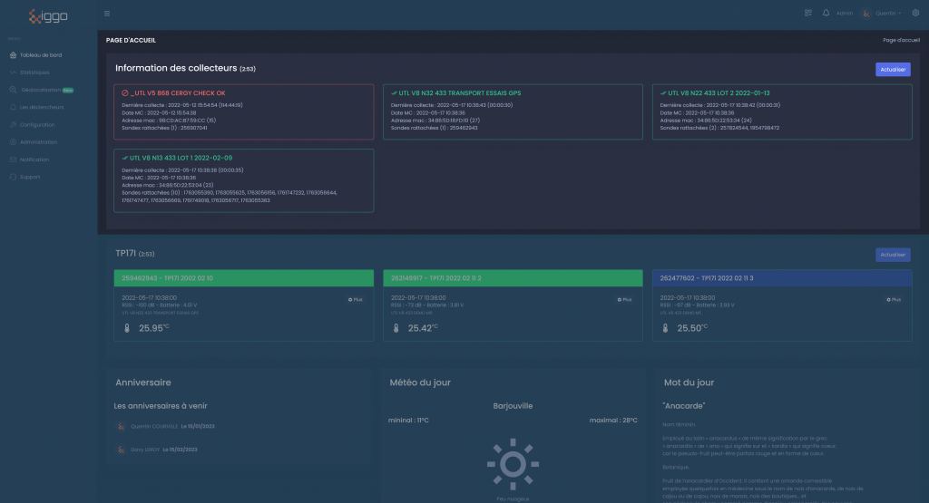 Ma page principale - iggo